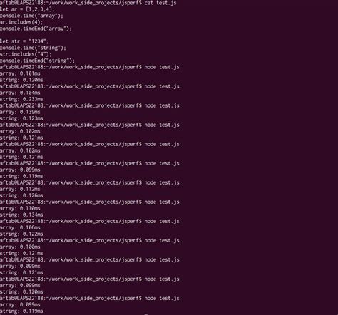 Javascript Which Is More Performant Cludes Or Cludes