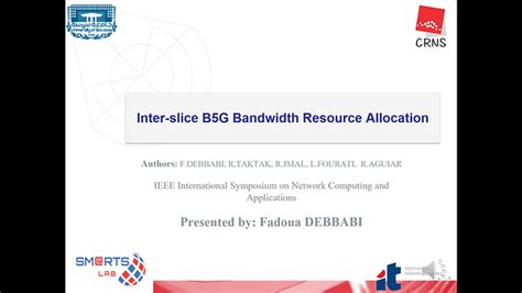 underline inter slice b5g bandwidth resource allocation