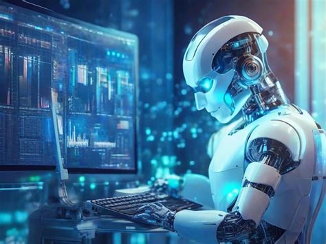 Premium Photo Automation Data Analytic With Robot And Digital Premium Photo Automation Data Analytic With Robot And Digital