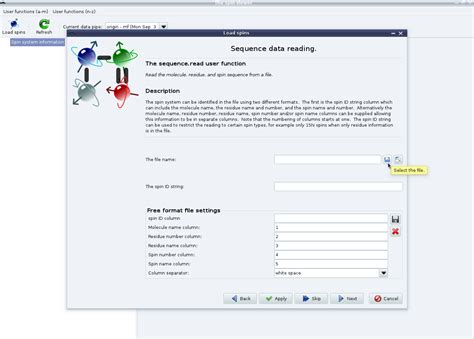 Gui Mode Spins From A Sequence File