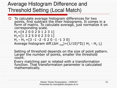 Ppt Pair Wise Distance Histogram Based Fingerprint Minutiae Matching