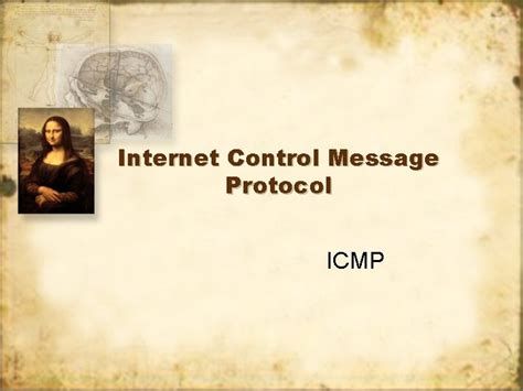 Internet Control Message Protocol ICMP ICMP ICMP Has