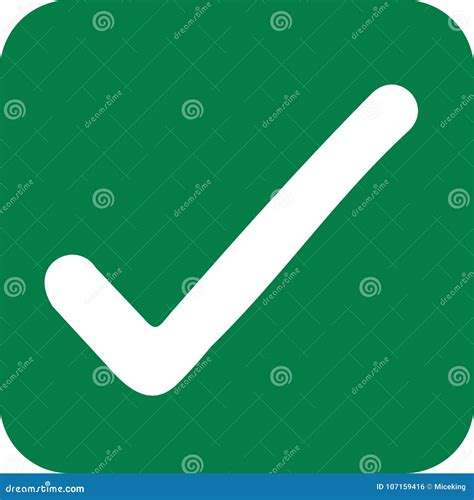Green Checkbox Check Stock Vector Illustration Of Approved 107159416 Green Checkbox Check Stock Vector Illustration Of Approved 107159416