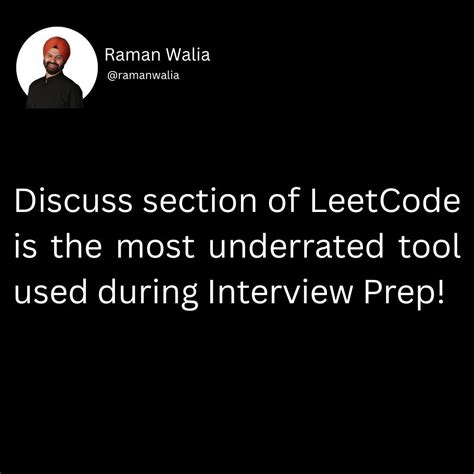 How To Use Leetcode Discuss Section To Improve Raman Walia Posted On The Topic Linkedin