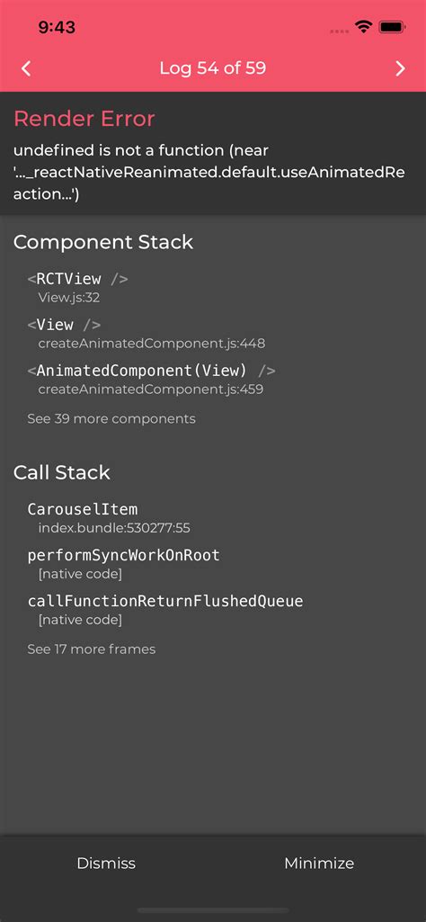 Error On Ios With Version Issue Dohooo React Native Reanimated Carousel GitHub
