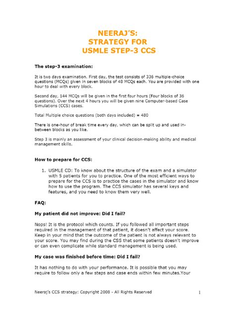 Usmle Step 3 Ccs Notes Pdf