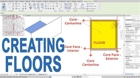 CREATING FLOOR EDIT BOUNDRARY SHAPE EDITING MODIFY SUB ELEMENTS EDIT