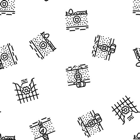 Hydrogeologist Industrial Seamless Pattern Vector 32516166 Vector Art