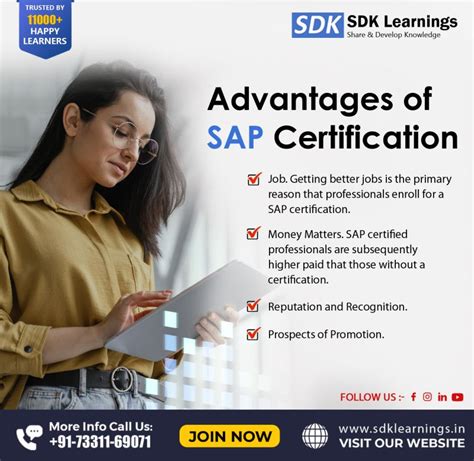 sdk learnings on linkedin 👉 advantages of sap certification 🔰 job