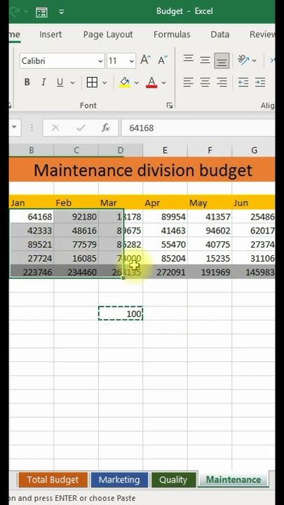 Arithmetic Operations Paste Special Excel Add Subtract Multiply