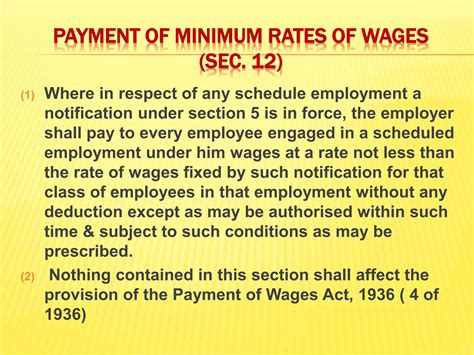 The Minimum Wages Act 1948 Ppt