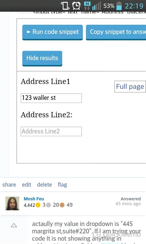 Javascript How To Display Selected Value Of Dropdown In Input Text Fields In Angular Js