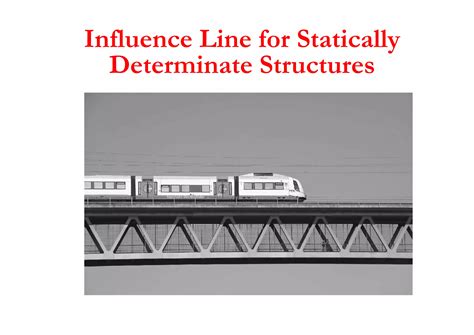 Chapter Influence Lines For Statically Determinate Structures PDF