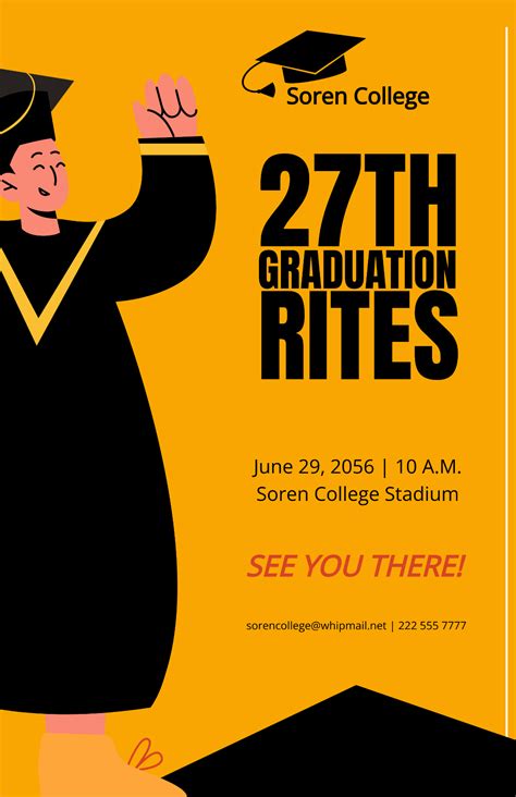Free Graduation Album Poster Template To Edit Online