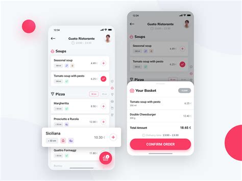 Lunching App Menu And Order By Mateusz Przytuła For Netguru On Dribbble