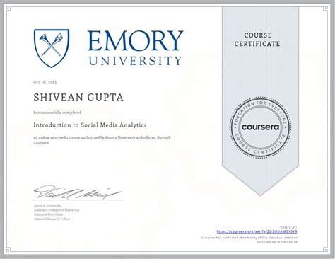 Shivean Gupta On Linkedin Socialmediaanalytics Digitalmarketing Certificationcompleted Coursera