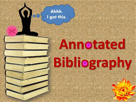 Annotated Bibliography Assignment Guide For Students
