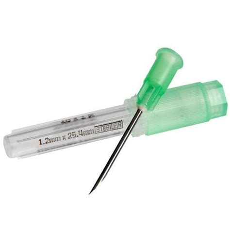 Hypodermic Needle Monoject Without Safety 18 Gauge 1 Inch Rigid Pack 100box Medex Supply