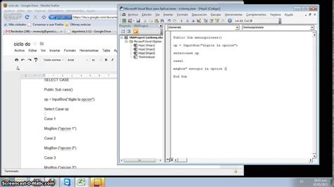 Select Case En Visual Basic Excel YouTube