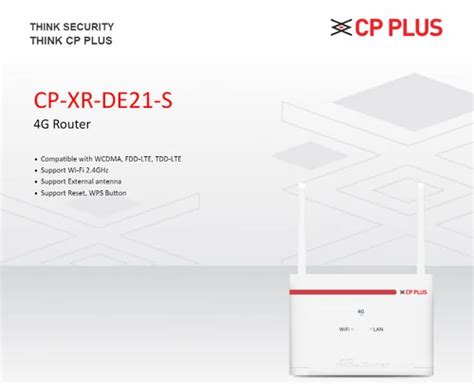 Cp Plus 4g Router Cp Xr Dn21 S At ₹ 1850piece Wireless Wifi Router