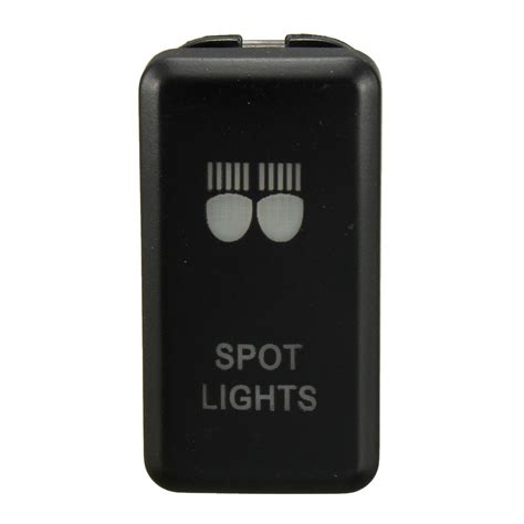 Dual Blue LED Illuminated Light Switch Push On Off V For Toyota Land Fj Cruiser Light