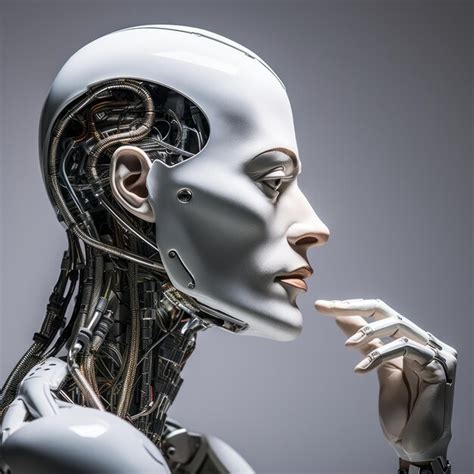 Premium Ai Image The Enlightened Algorithm Exploring The Profile Pose