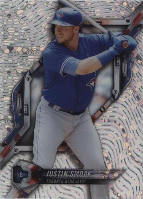 2018 Topps High Tek Pattern 1 Waves Diagonals Orbit Diffractor Ht Js Justin Smoak For Sale