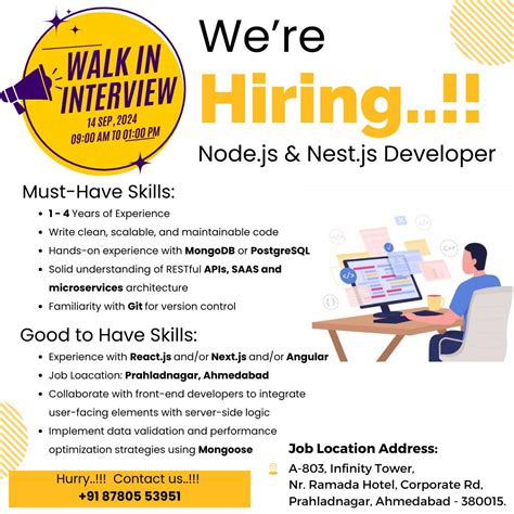 Dhiren Dodia On Linkedin 🚨 Walk In Interview Alert 🚨 Walk In Interview