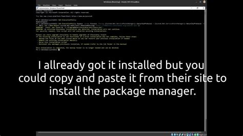 Microsoft Powershell Install Software With Chocolatey Youtube