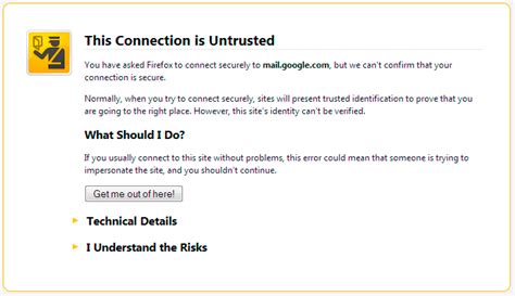 Mozilla Firefox This Connection Is Untrusted • Technically Easy