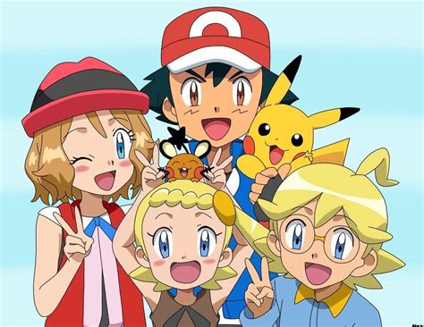 Pokémon Ash And Serena Wallpapers Wallpaper Cave