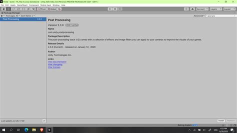 Post Processing With Built In Render Pipeline Unity Engine Unity Discussions