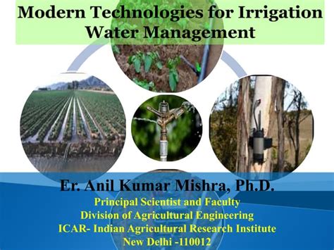 Modern Methods Of Irrigation Pptx Agriculture Industries