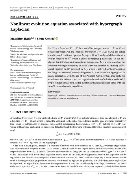 Nonlinear Evolution Equation Associated With Hypergraph Laplacian