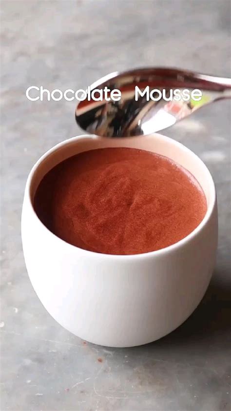 The perfect chocolate mousse – Artofit