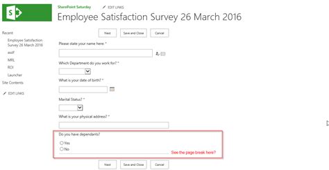 day 28 branching logic on sharepoint survey questions tracy van der