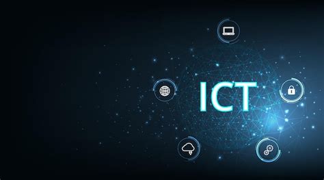 Premium Vector Information And Communication Technology Concept