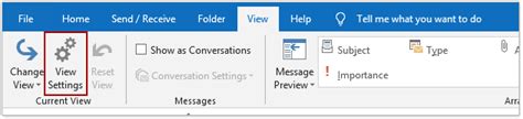 Change Inbox Folder View In Outlook Change Inbox Folder View In Outlook