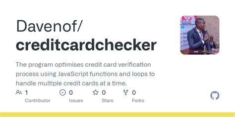 Github Davenofcreditcardchecker The Program Optimises Credit Card