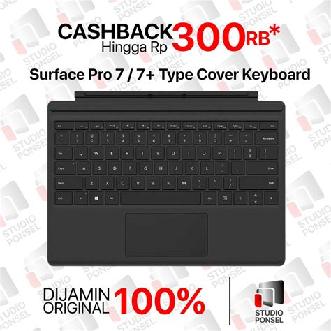 Jual Microsoft Keyboard Type Cover Surface Pro 7 7 Plus Original Shopee Indonesia