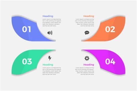Business Infographic With Four Steps Graphic By Graphixtstock