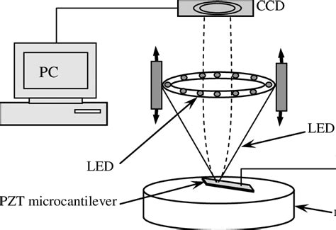 Schematic For Visualizing Dynamics Of Microcantilever Download