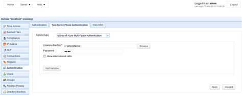 Setting Authentication Preferences
