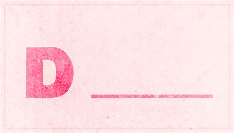 빨간색 빨간색 어퍼 케이스 또는 자본 알파벳 또는 문자 D 다음 빈 라인 또는 수평 풍화 파스텔 라이트 핑크 컬러 그런지 벽 질감 그런지 벡터 배경 위에 대시 0명에 대한