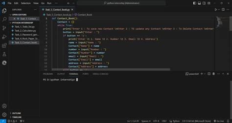Aman Maurya On Linkedin Python Contactbook Projectcompletion