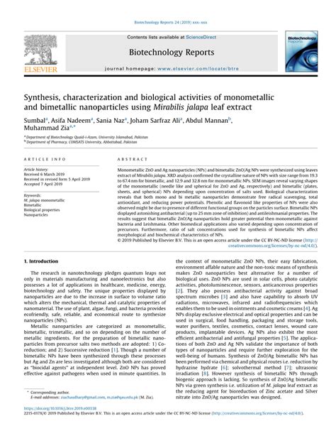 Pdf Synthesis Characterization And Biological Activities Of Monometallic And Bimetallic