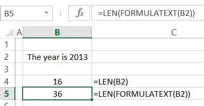 Show Formulas Excel FORMULATEXT Function For Troubleshooting