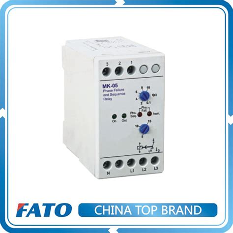 Phase Failure And Phase Sequence Relay Relay And Switch
