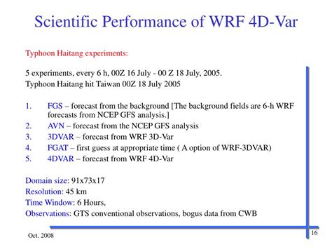 ppt wrf 4d var system powerpoint presentation free download id 3658164