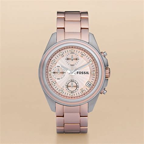 Blush Boyfriend Aluminum Watch Fossil Love The Mix Of Metals Citizen Dive Watch Rose Watch